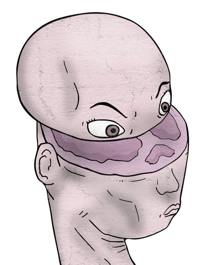 Cut head stock illustration. Illustration of artistic - 102725820