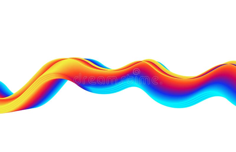 Creative Design 3d Flow Shape. Liquid Wave Backgrounds Stock Vector ...