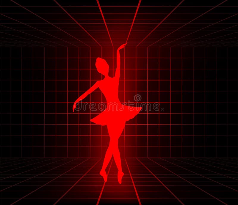 Dancer Lighting Illustration Stock Vector - Illustration of design ...