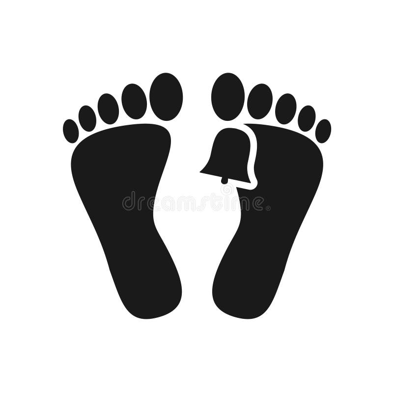 Dead man foot icon stock vector. Illustration of person - 138081113