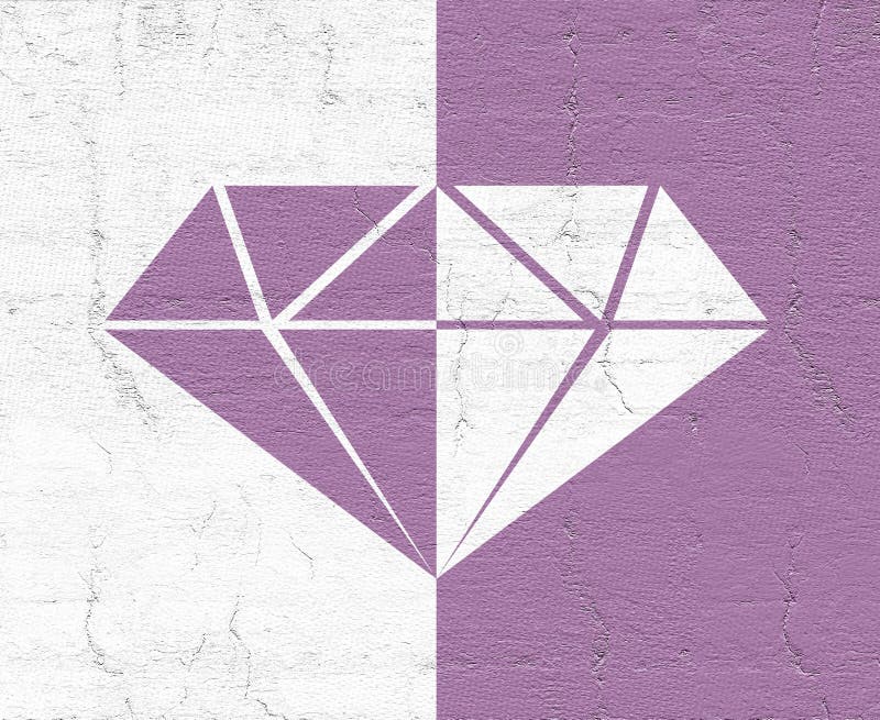 Diamond symbol stock illustration. Illustration of treasure - 109294742