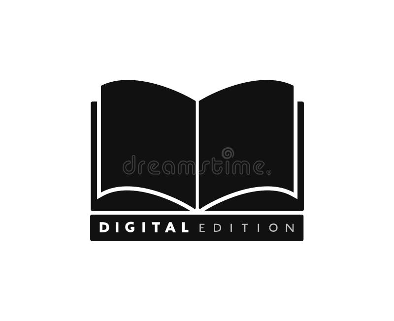 Creative Design of Digital Book Icon Stock Vector - Illustration of ...