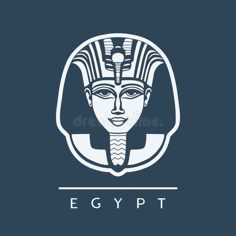 Egypt god head symbol stock vector. Illustration of king - 303200118