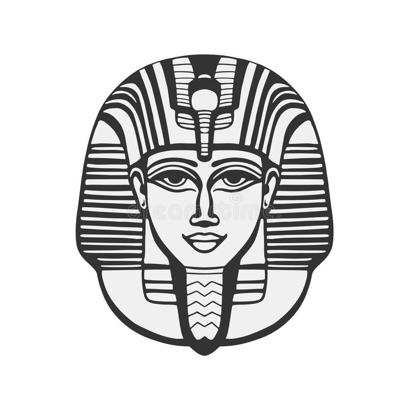 Egypt god head symbol stock vector. Illustration of head - 325985120