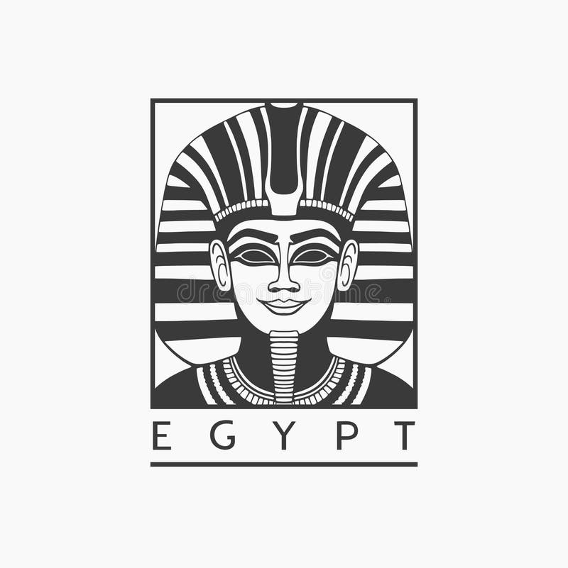 Egypt god head symbol stock vector. Illustration of king - 340998992
