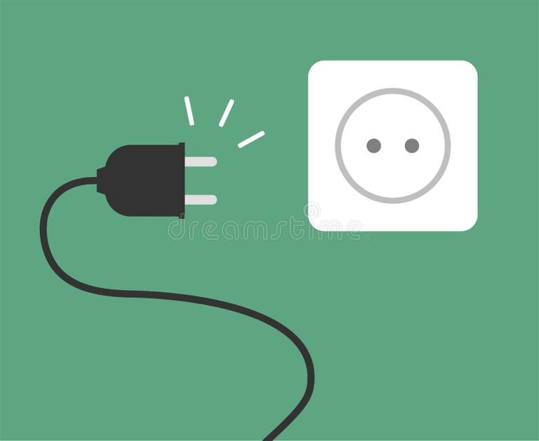 Creative Design of Electric Plug Illustration Stock Vector ...