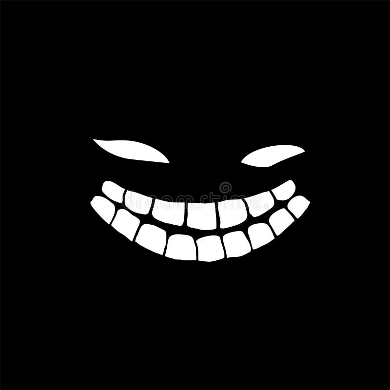 Face of a Dark Skinned Smiling Boy. Cartoon Portrait of a Young African ...