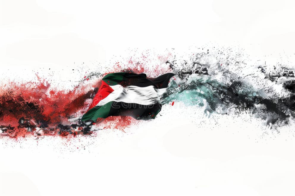 Creative UAE Flag Wave: Progress, Forward Motion Design for Print, Card ...