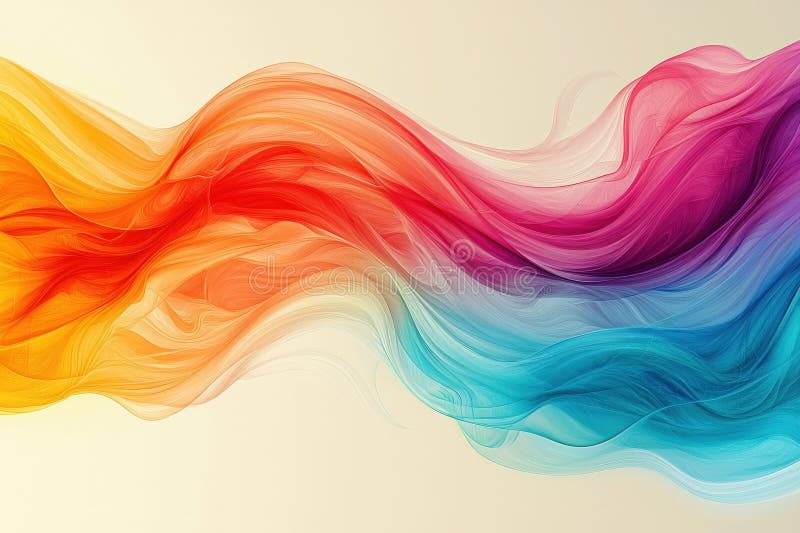 A Creative Design Featuring a Wavy Border for Artistic Presentations ...