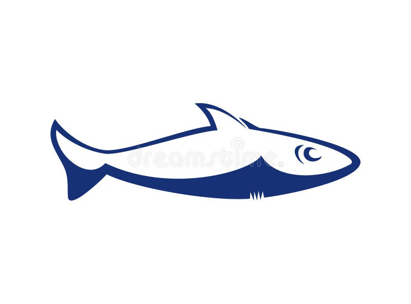 Design of Fish with Crown Illustraiton Stock Vector - Illustration of ...