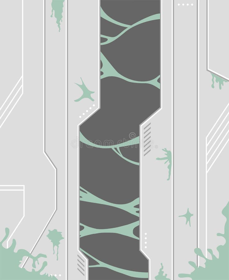 Futuristic gate design stock vector. Illustration of astronomy - 290277270