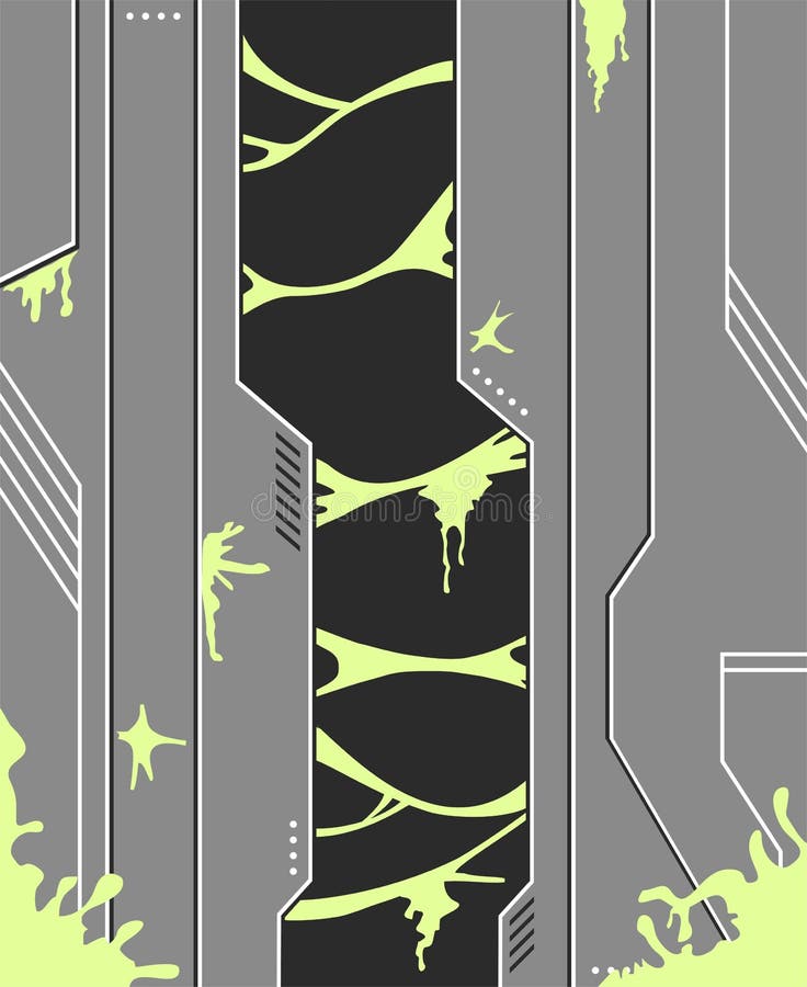 Futuristic gate design stock vector. Illustration of stargate - 269368710