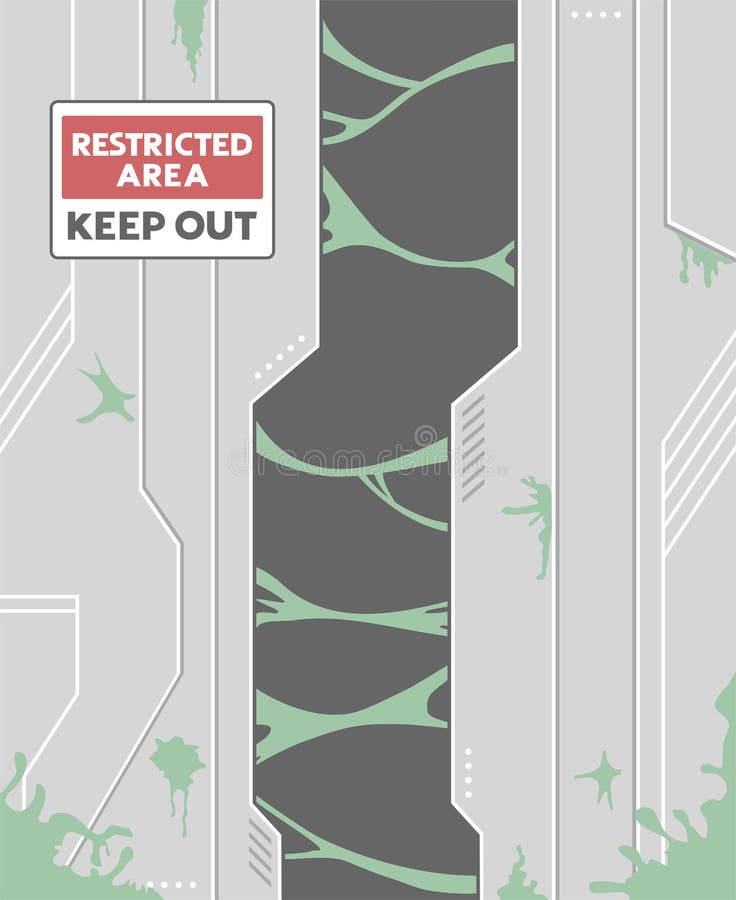 Futuristic Gate Opening with Blue Energy Beam Activating Stock Vector ...