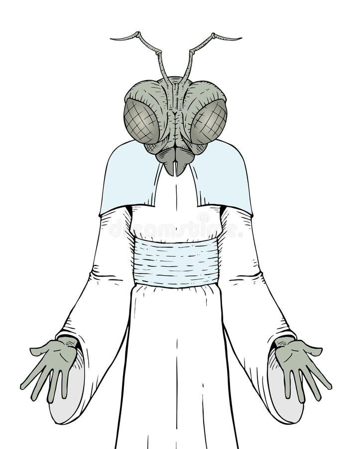 God alien draw stock vector. Illustration of scifi, freemason - 314199216