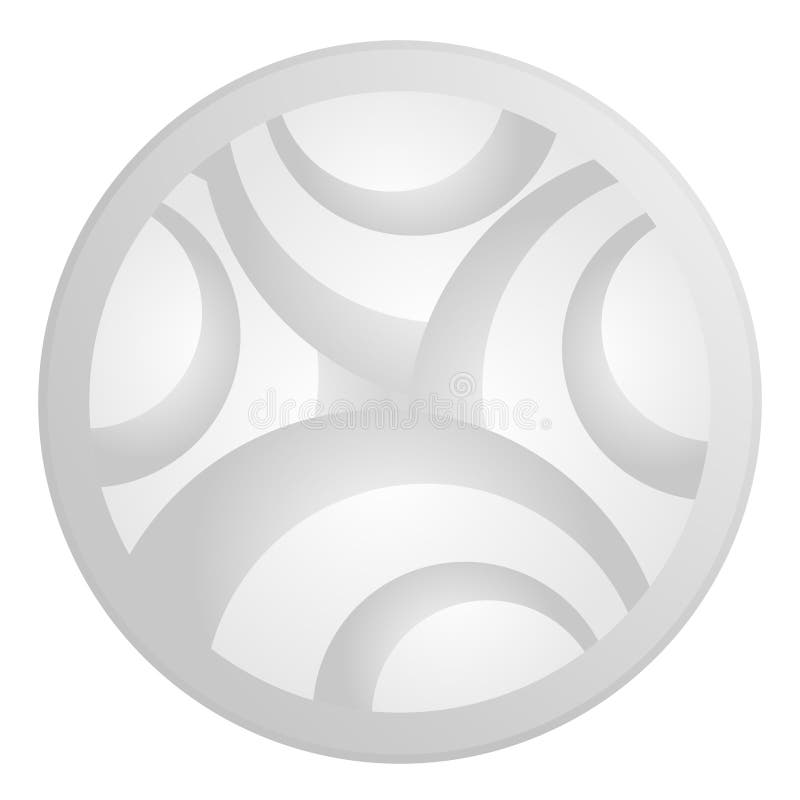 Grey elegant circle stock vector. Illustration of grey - 252821692