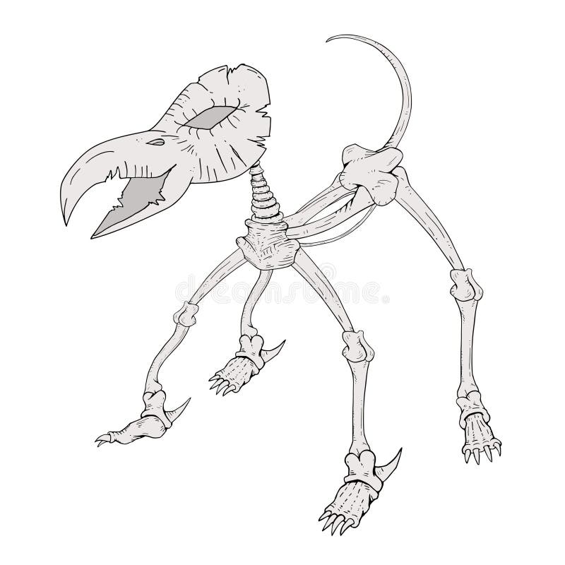 Horror Creature Illustration Stock Vector - Illustration of terror ...