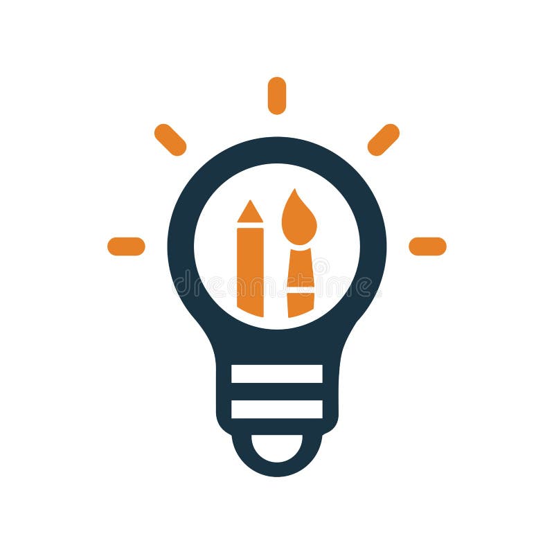 Creative, Design Icon. Editable Vector Logo Stock Illustration ...