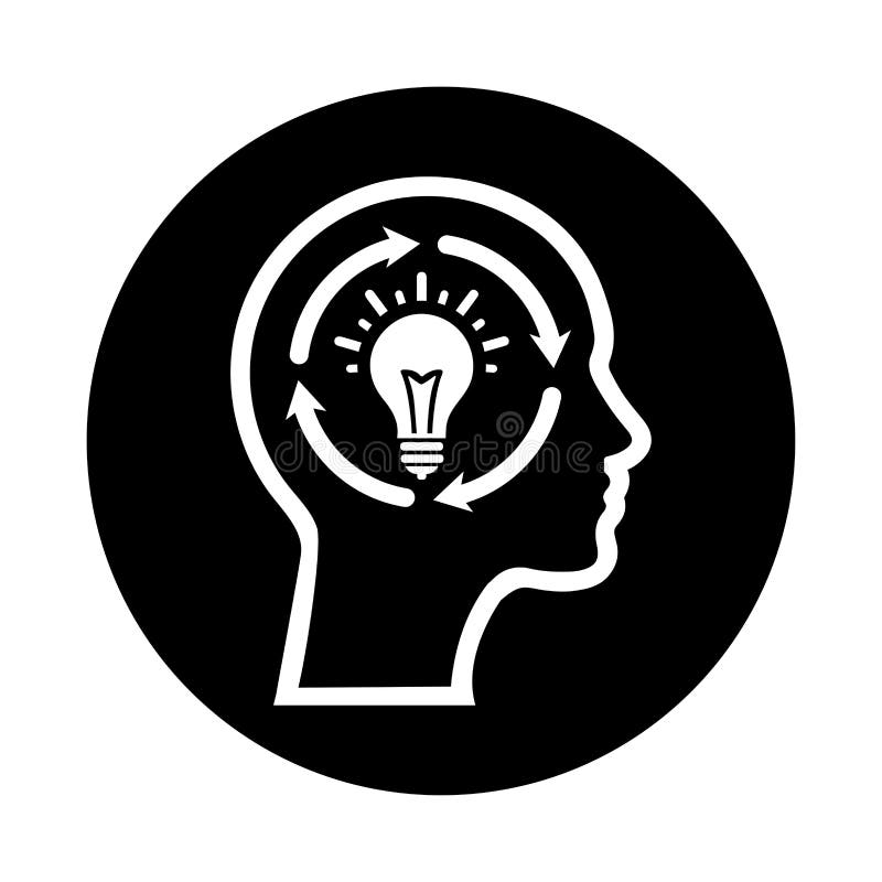 Creative, Design, Idea Icon. Black Vector Design Stock Vector ...