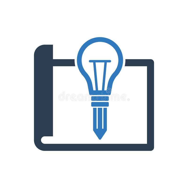 Creative design idea icon stock illustration. Illustration of ...