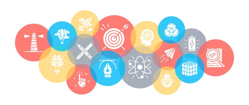 Creative Design Illustration Concept. Innovation, Startup, Artwork ...