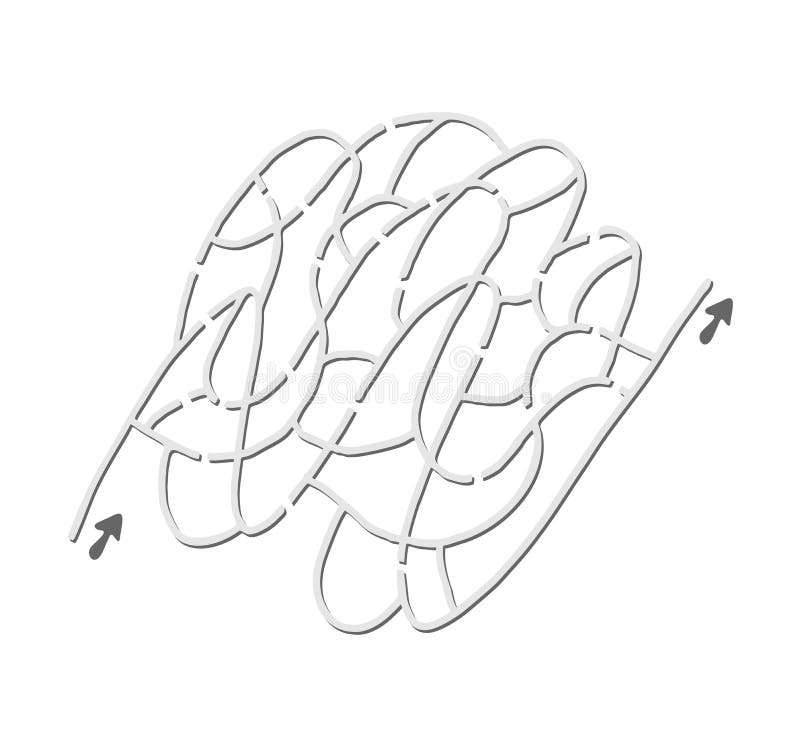 Imaginative maze design stock vector. Illustration of challenge - 117982640