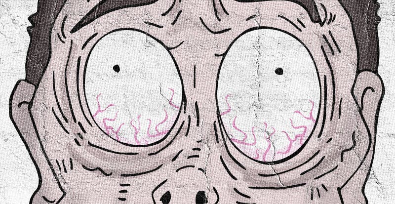 Insomnia illustration stock vector. Illustration of person - 56787044