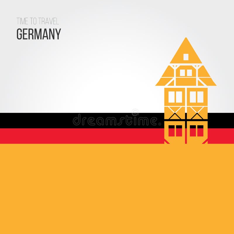Creative Design Inspiration or Ideas for Germany. Stock Vector ...