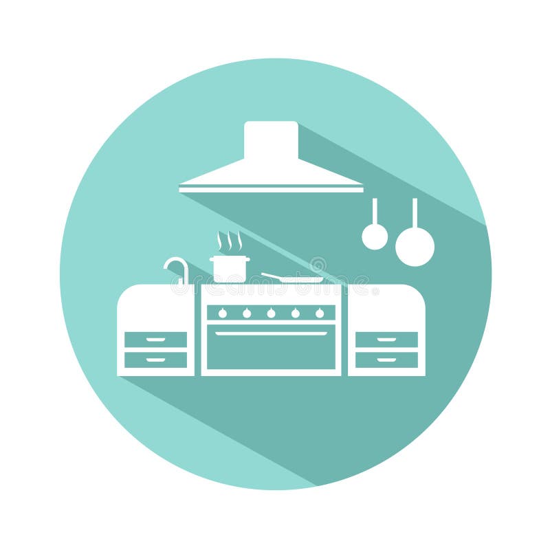 Kitchen icon stock vector. Illustration of kitchen, modern - 159884934