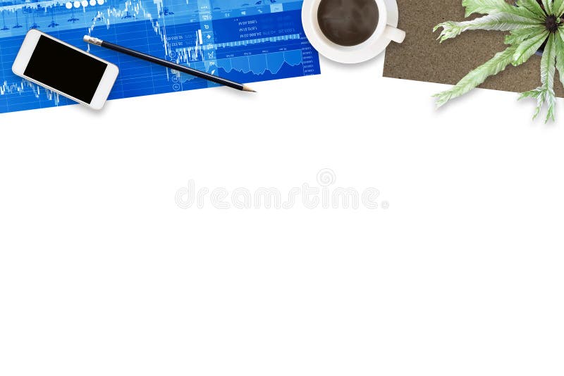 Creative Design Layout of Office Plan Top View Background. Stock Photo ...