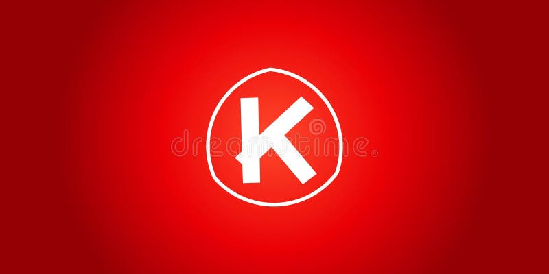 A Creative Design for Letter J with Red Background Stock Vector ...