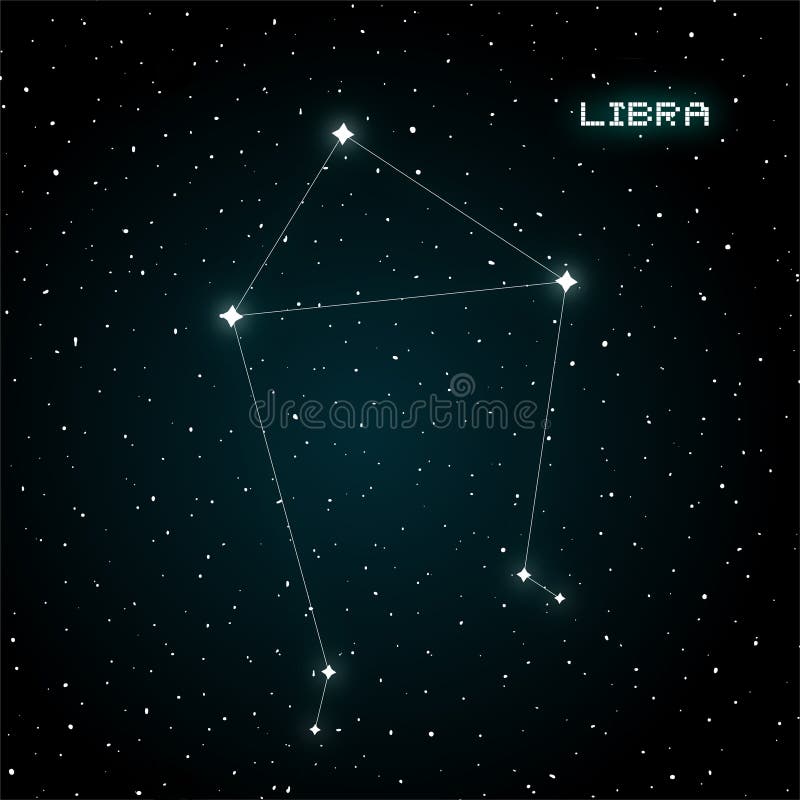 Libra constellation stock vector. Illustration of graphic - 109108091