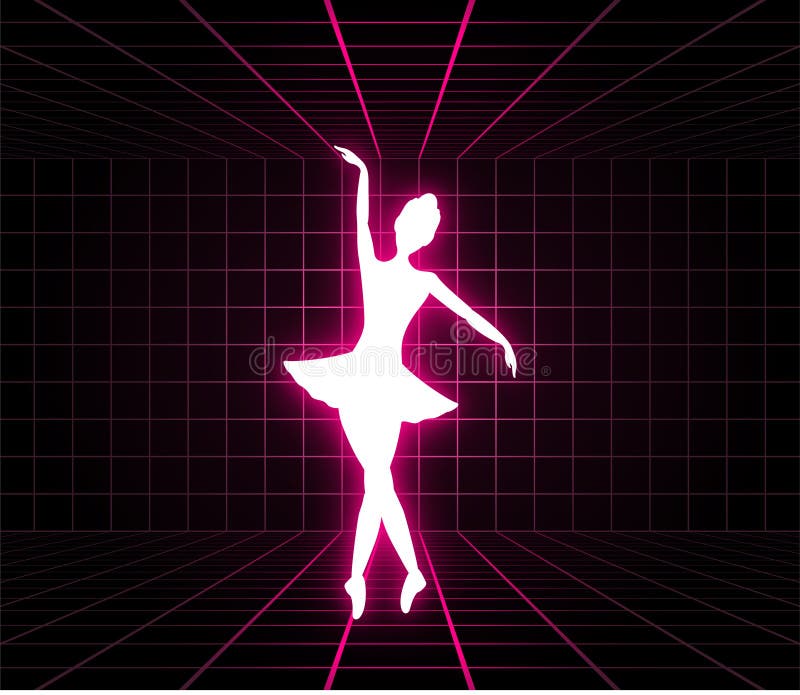 Lighting Dancer Illustration Stock Vector - Illustration of beautiful ...