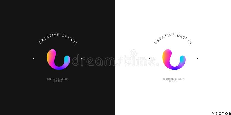 Creative Design Logo. Design Studio Stock Illustration - Illustration ...