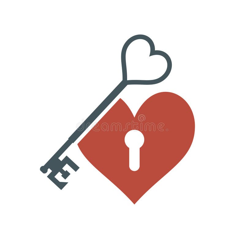 Creative Design of Love Key Stock Vector - Illustration of doodle ...