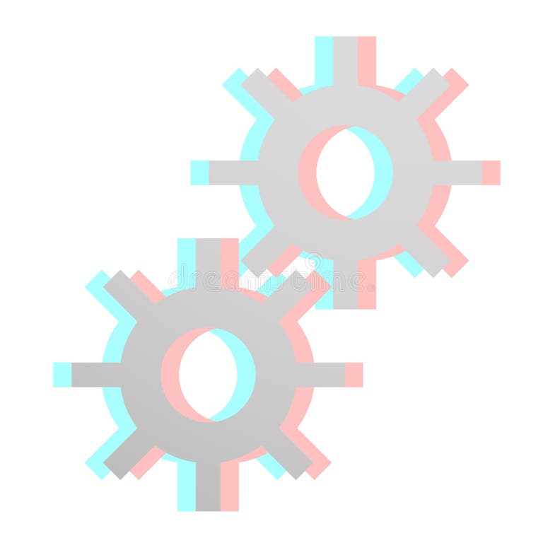 Machine effect stock vector. Illustration of isolated - 257469393