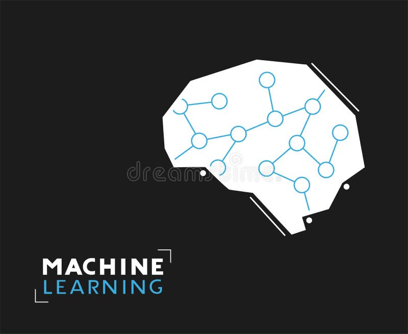 Design of Machine Learning Illustration Stock Vector - Illustration of ...