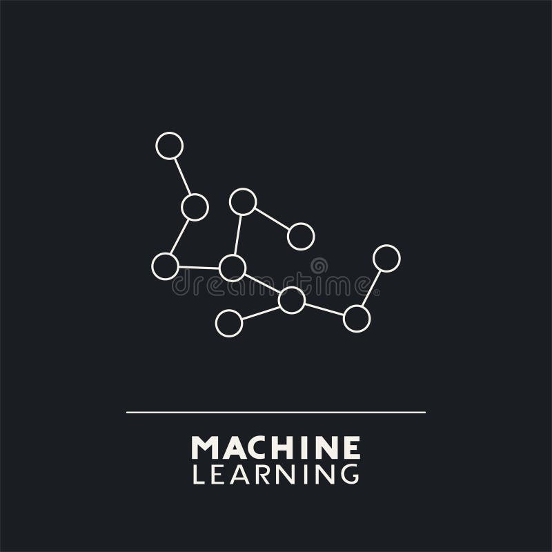Creative Design of Machine Learning Symbol Stock Vector - Illustration ...