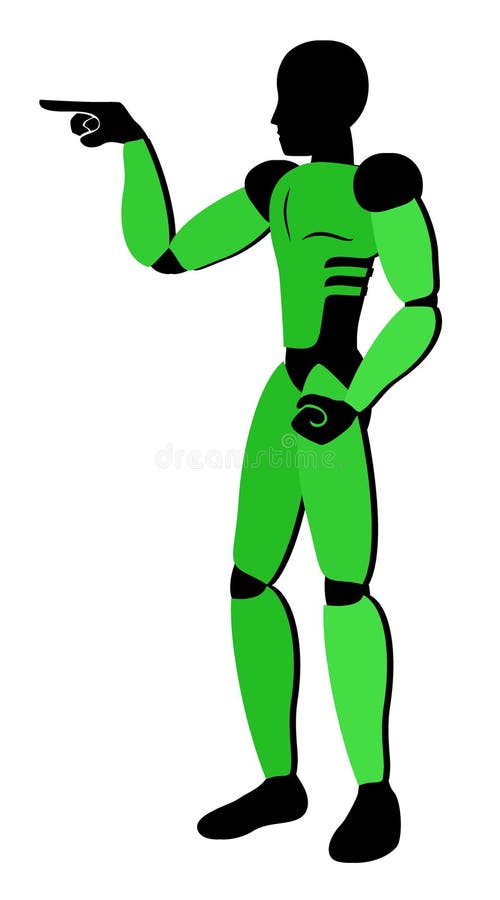 Man with green armor stock vector. Illustration of design - 259539495