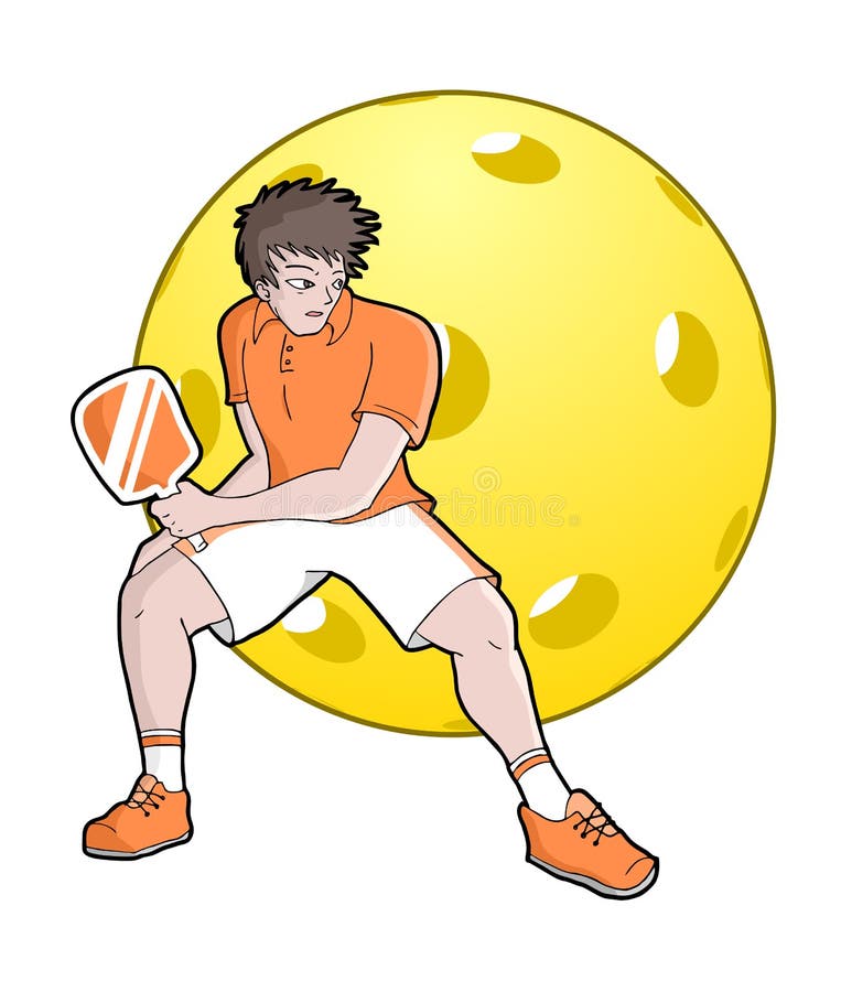 Pickleball Cartoon Stock Illustrations – 955 Pickleball Cartoon Stock ...