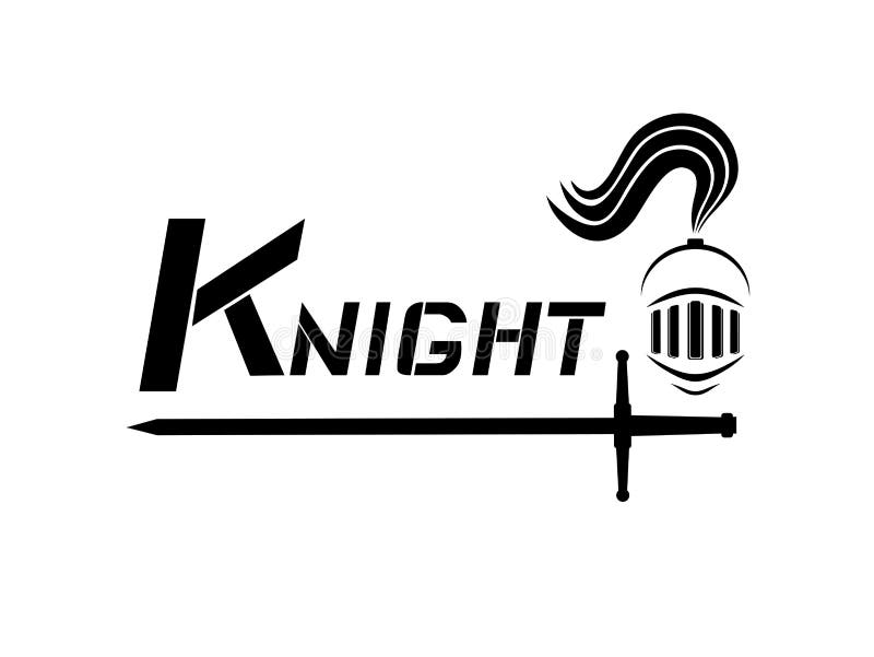 Medieval Knight symbol stock vector. Illustration of knights - 119634766