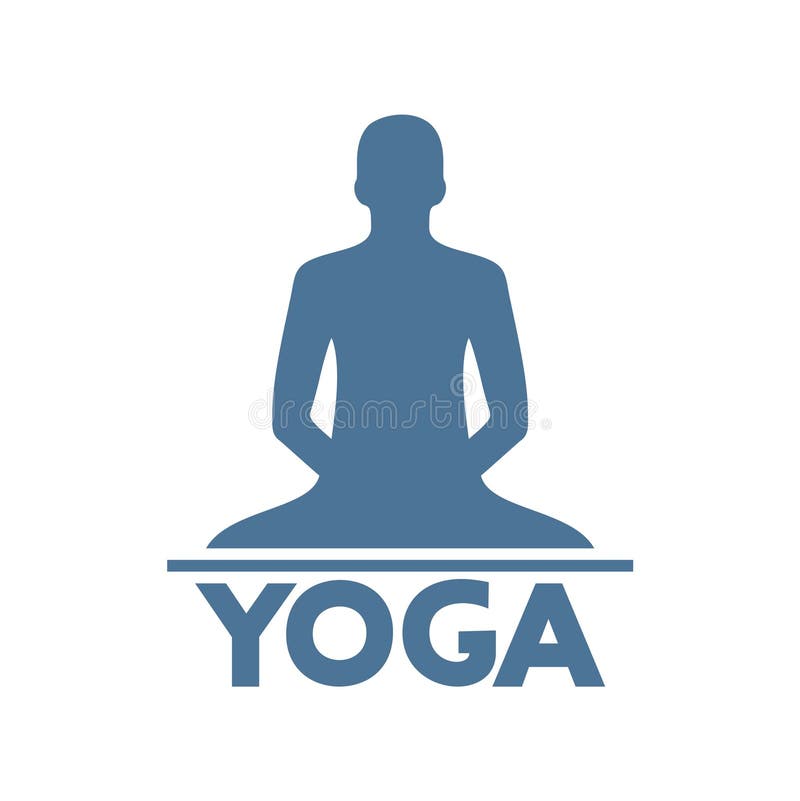 Meditation pose symbol stock vector. Illustration of lifestyle - 314200211