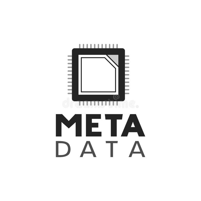 Creative Design of Meta Data Icon Stock Vector - Illustration of ...