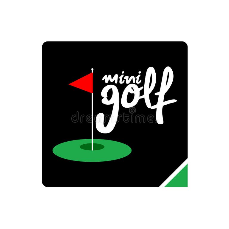 Mini golf icon stock vector. Illustration of club, golf - 135535562