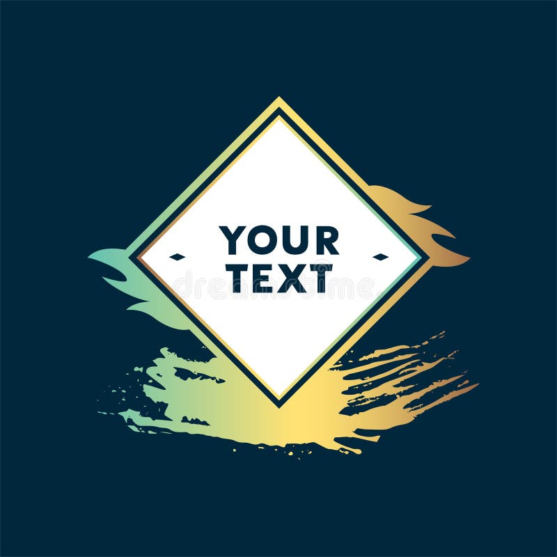 Design of Modern Symbol for Your Text Stock Vector - Illustration of ...