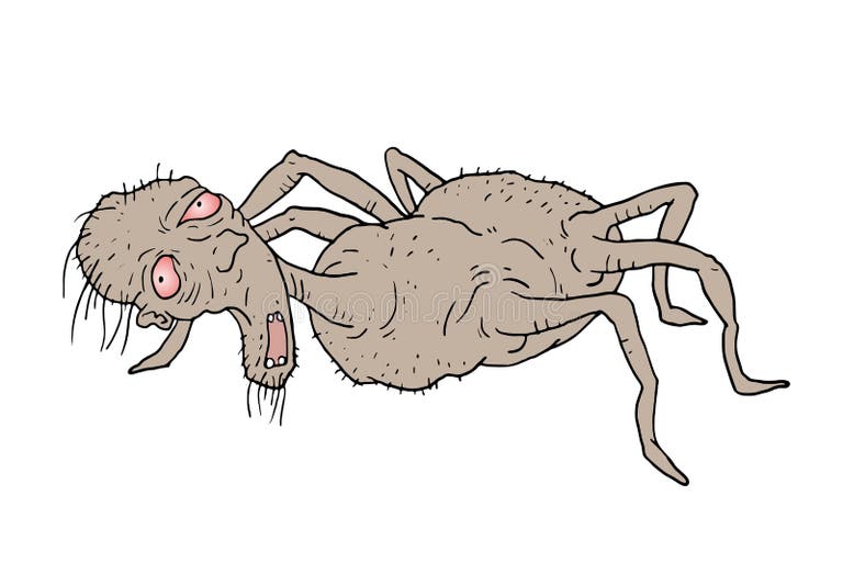 Mutant creature design stock vector. Illustration of scary - 129789591