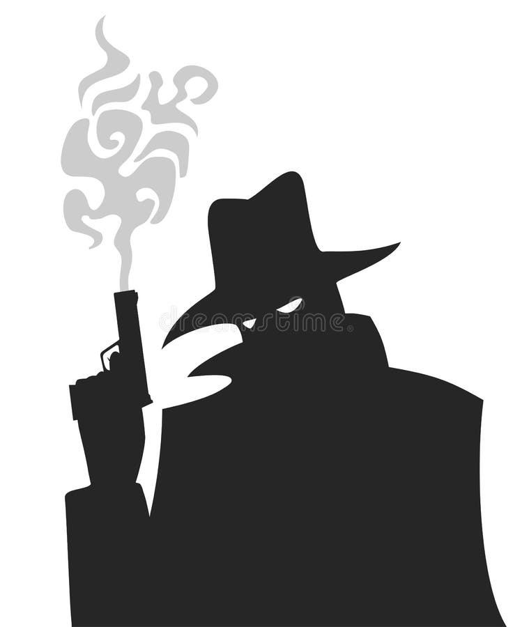 Creative Design of Mystery Assassin Draw Stock Vector - Illustration of ...