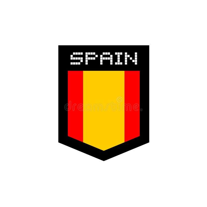 Nice Spain emblem stock vector. Illustration of symbol - 118579975