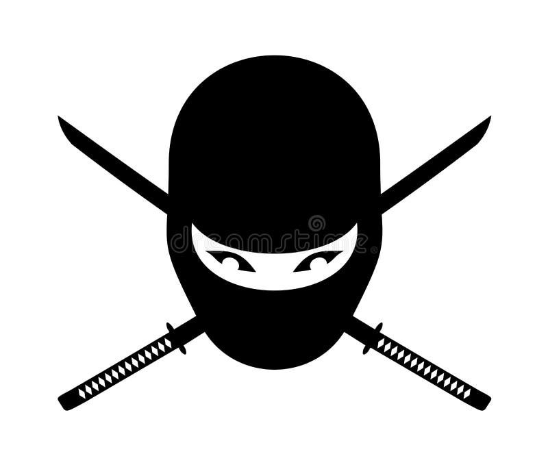 Ninja symbol stock vector. Illustration of creative, design - 55357302