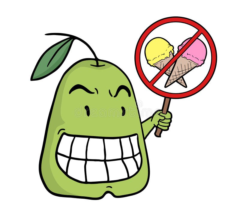 No sweets message stock vector. Illustration of symbol - 118578779