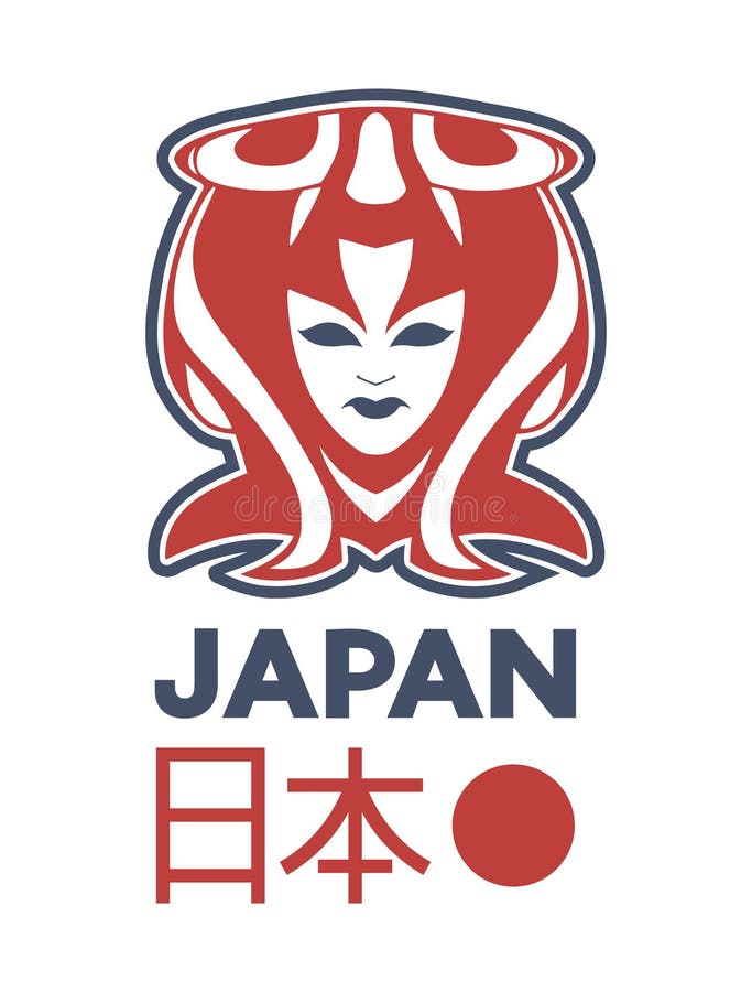 Original Japan symbol stock vector. Illustration of lady - 358594347